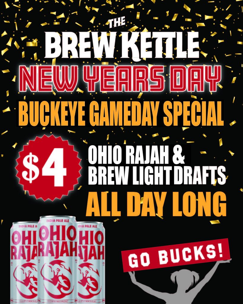 New Years Eve Growlers & Buckeye Game Day - The Brew Kettle