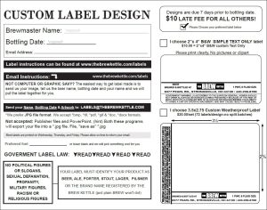Custom Label Design - The Brew Kettle