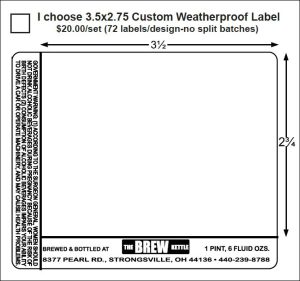 Custom Label Design - The Brew Kettle